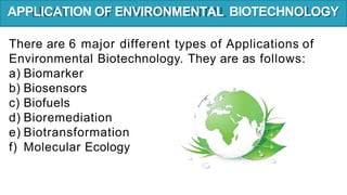 Applications of Environmental biotechnology.pptx