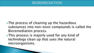 Applications of environmental biotechnology by Hameer Khan | PPTX