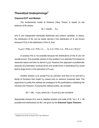 Applications Of Evt In Financial Markets | PDF