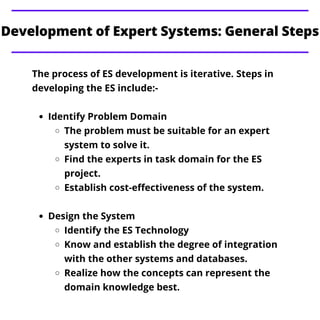 Applications of expert system | PDF