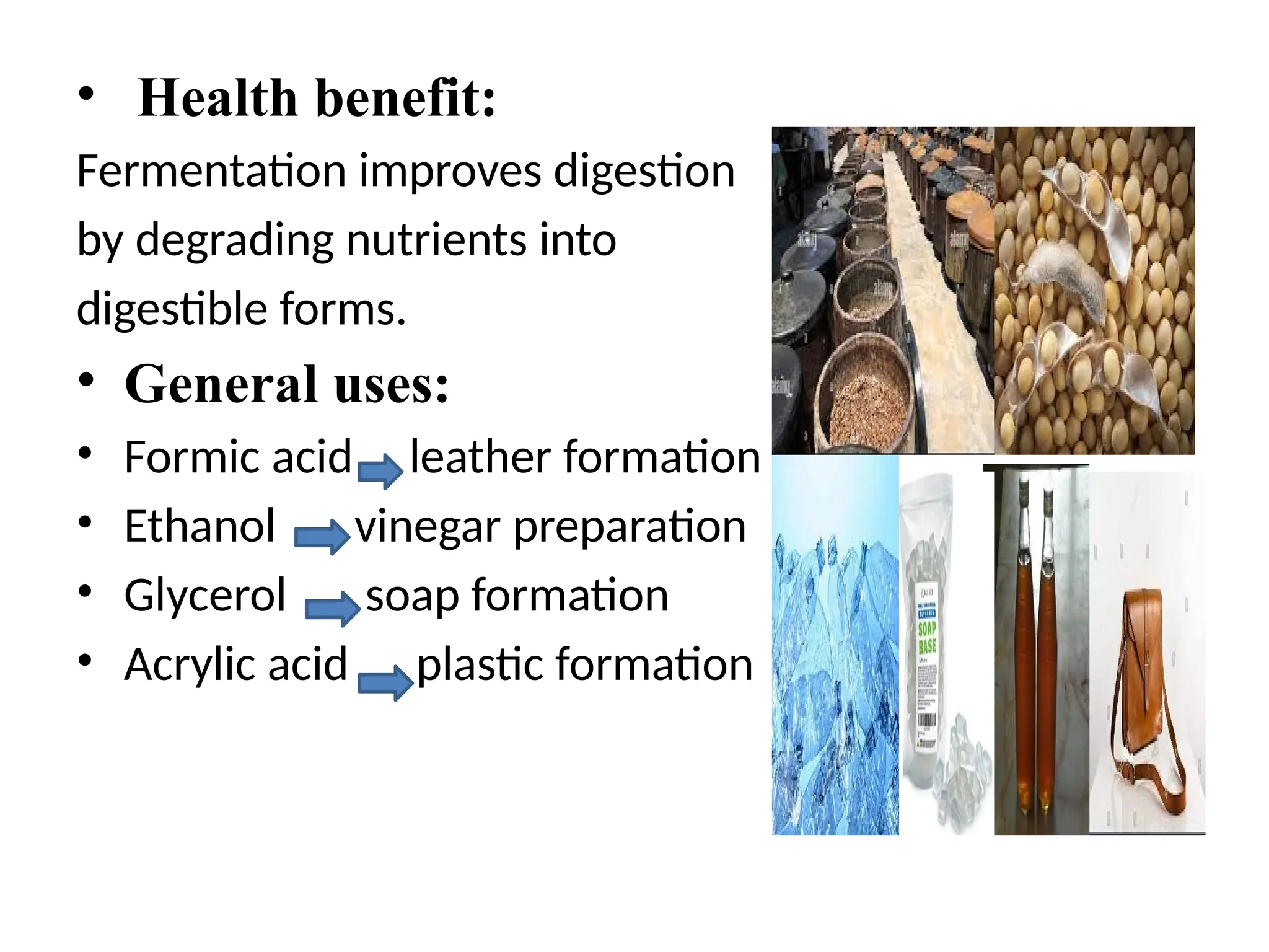 Applications of Fermentation.pptx....... | PPTX