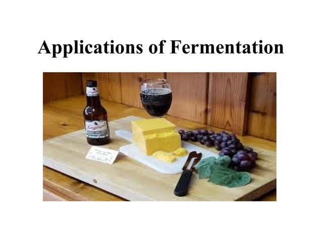 Applications of Fermentation.pptx....... | PPTX