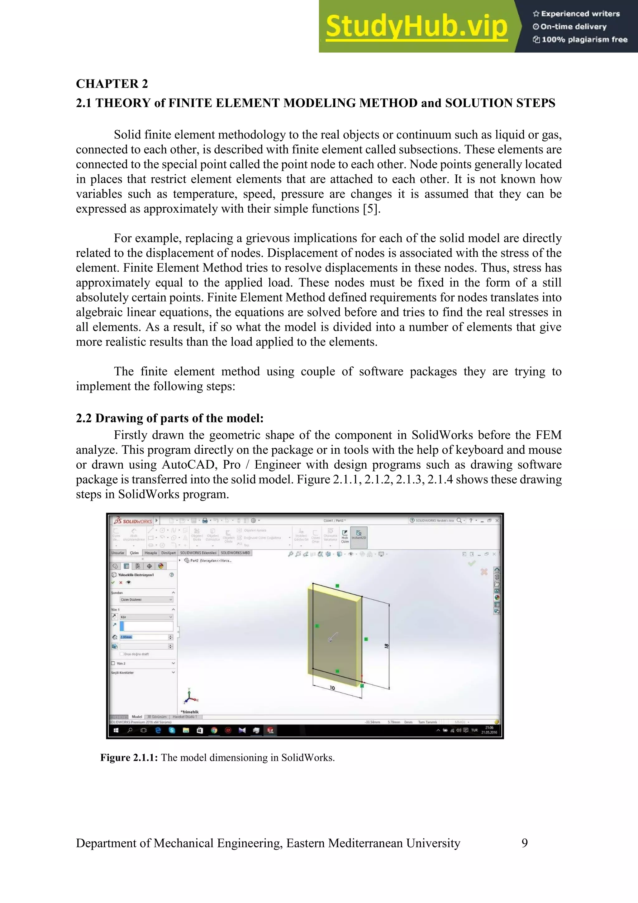 Applications Of Finite Element Method With Examples Pdf