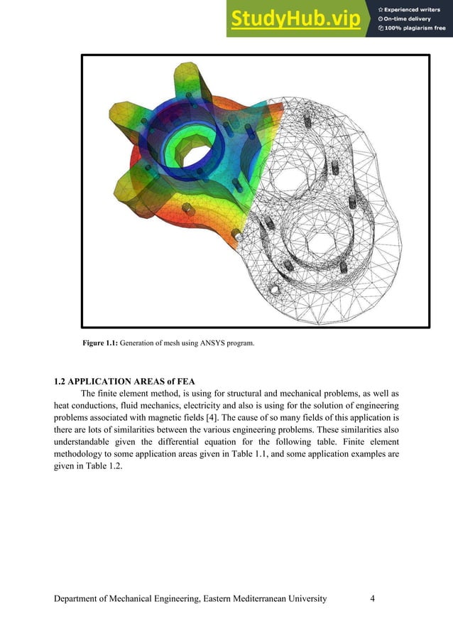Applications Of Finite Element Method With Examples Pdf