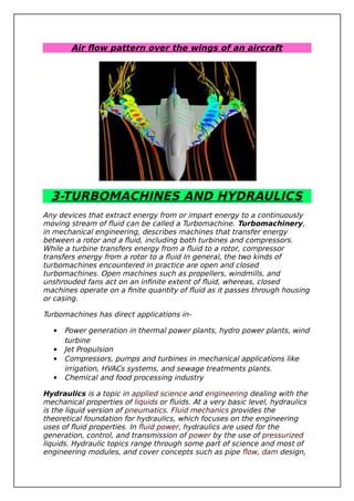 Applications of fluid mechanics | PDF