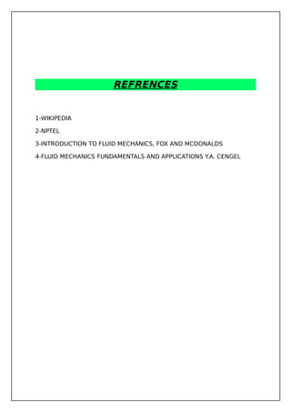 Applications of fluid mechanics | PDF