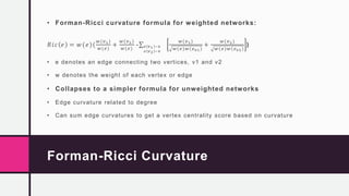 Applications of Forman-Ricci Curvature.pptx