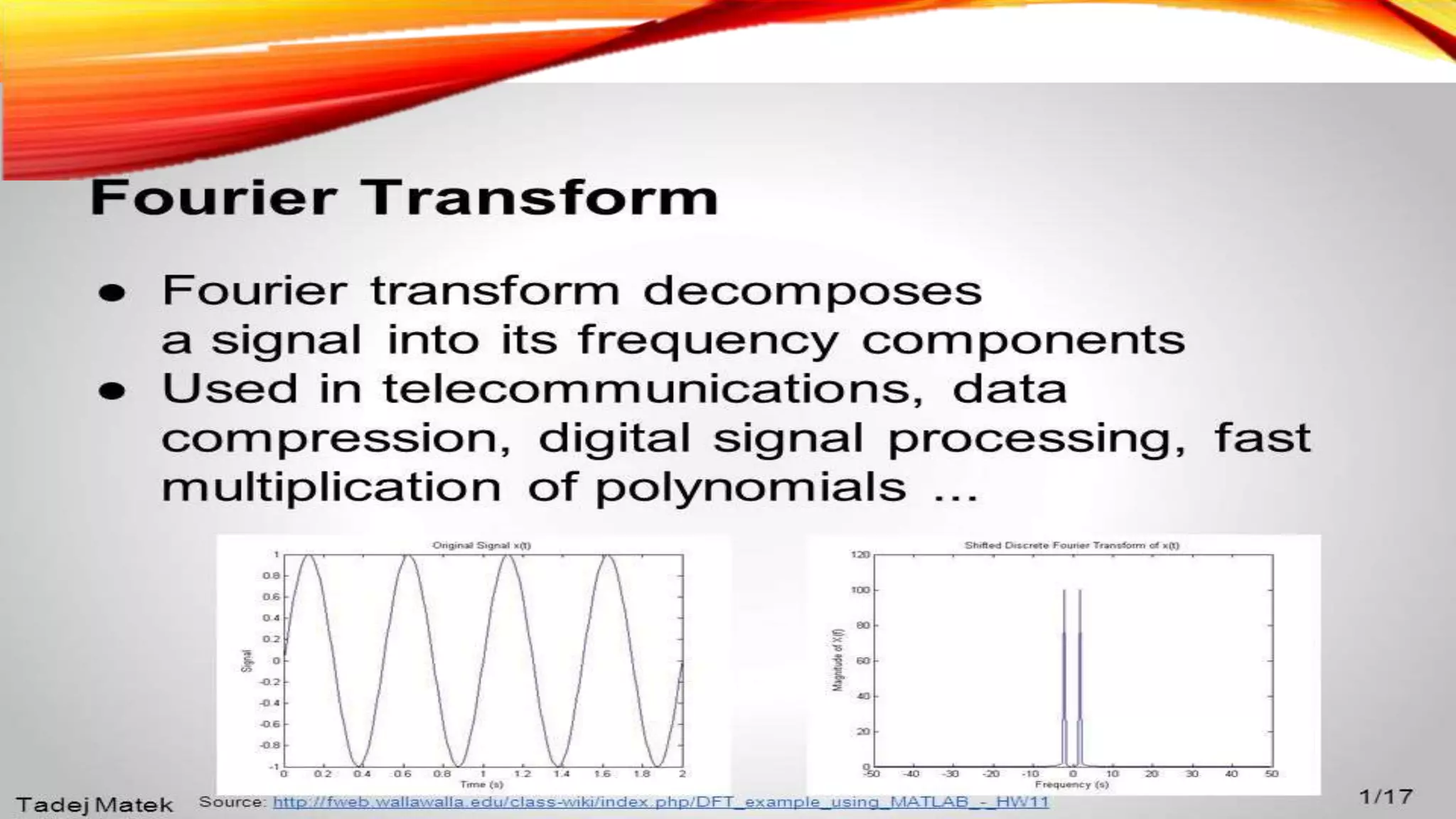 Applications of fourier series in electrical engineering | PPTX