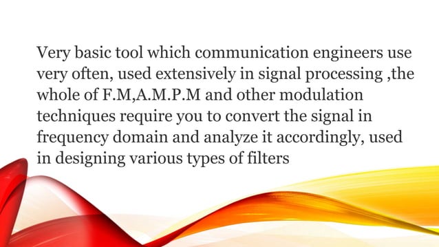 Applications of fourier series in electrical engineering | PPTX