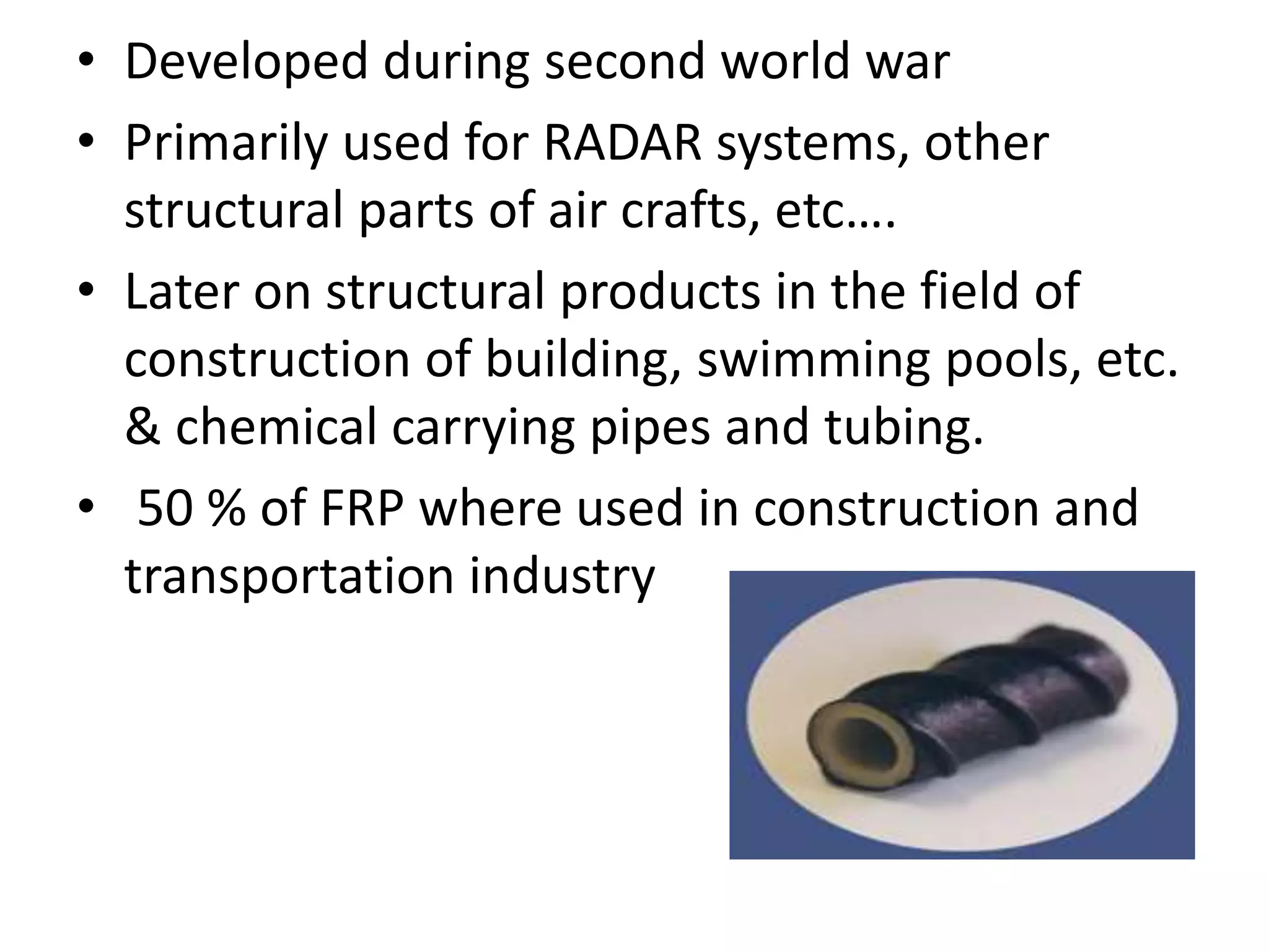 Applications of frp | PPTX