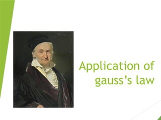 Applications of Gauss’s Law very important.pptx