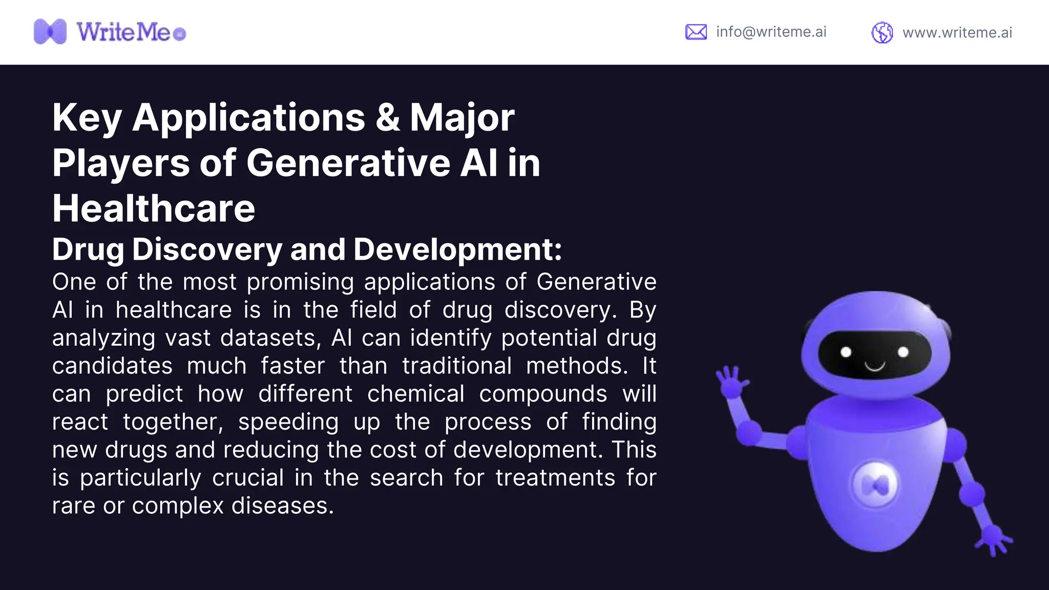 APPLICATIONS OF GENERATIVE AI IN HEALTHCARE – USES AND CHALLENGES.pptx