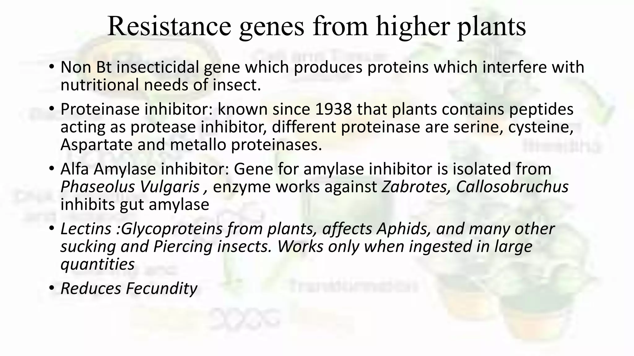 Applications of genetic engineering in crop improvement | PPTX