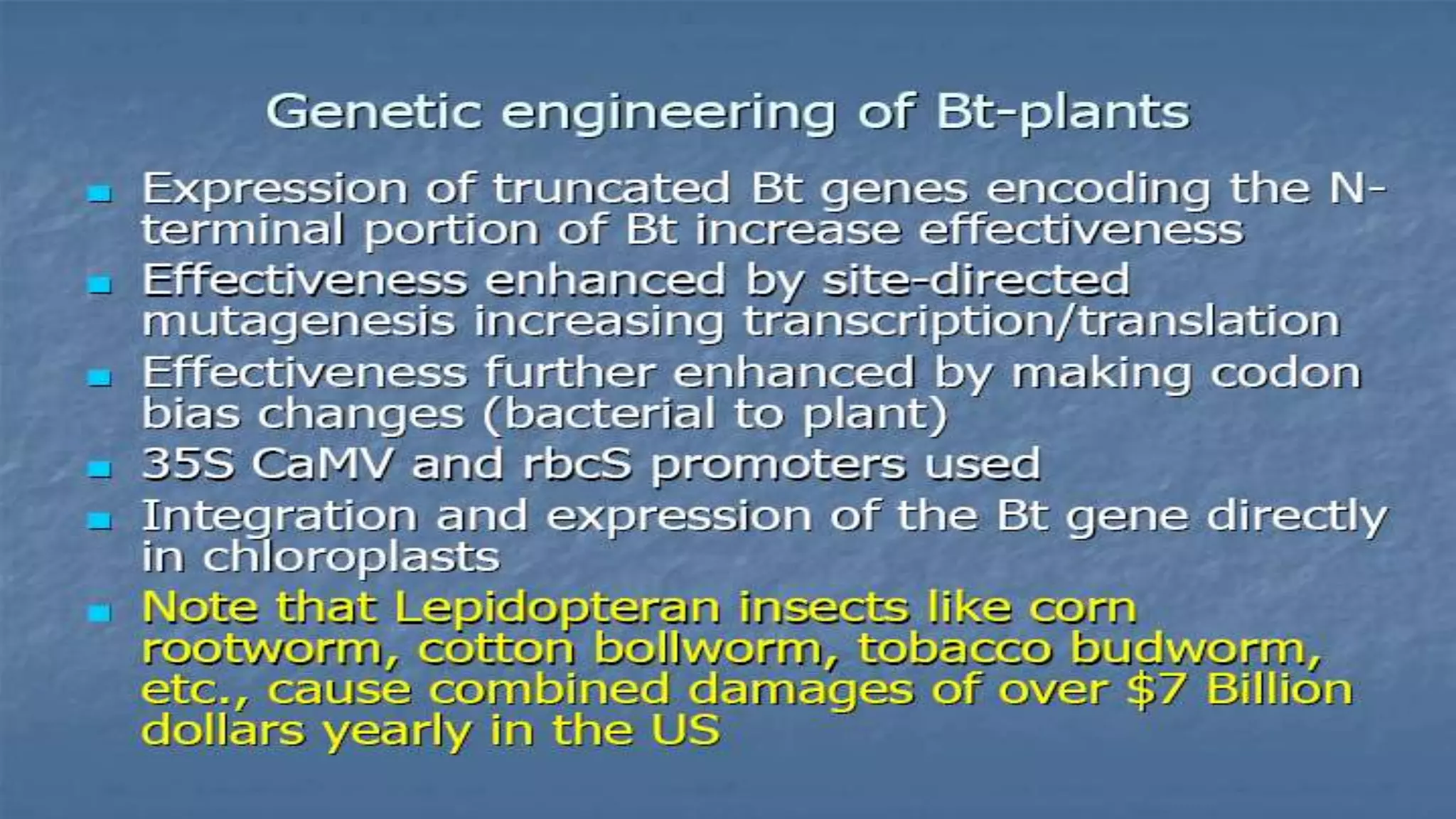 Applications of genetic engineering techniques in agriculture | PPTX