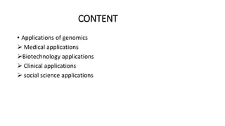 Applications of Genomics.pptx