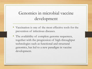 Applications of genomics and proteomics ppt | PPTX
