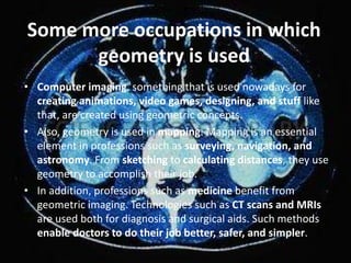 Applications of geometry | PPTX
