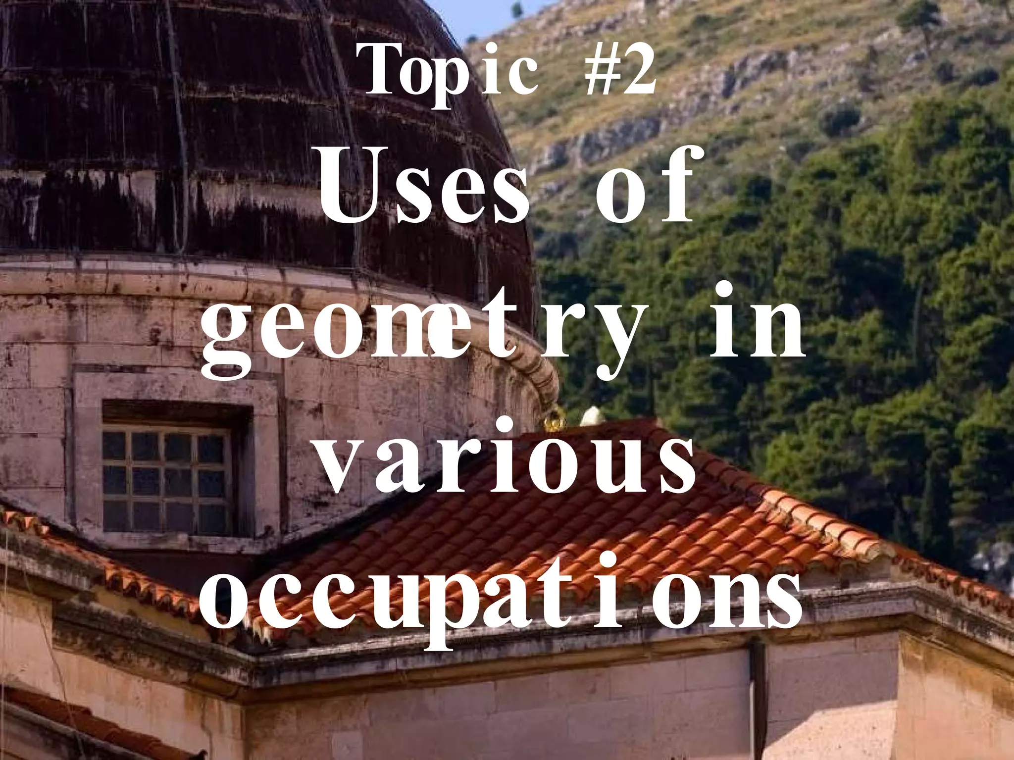 Applications of geometry | PDF