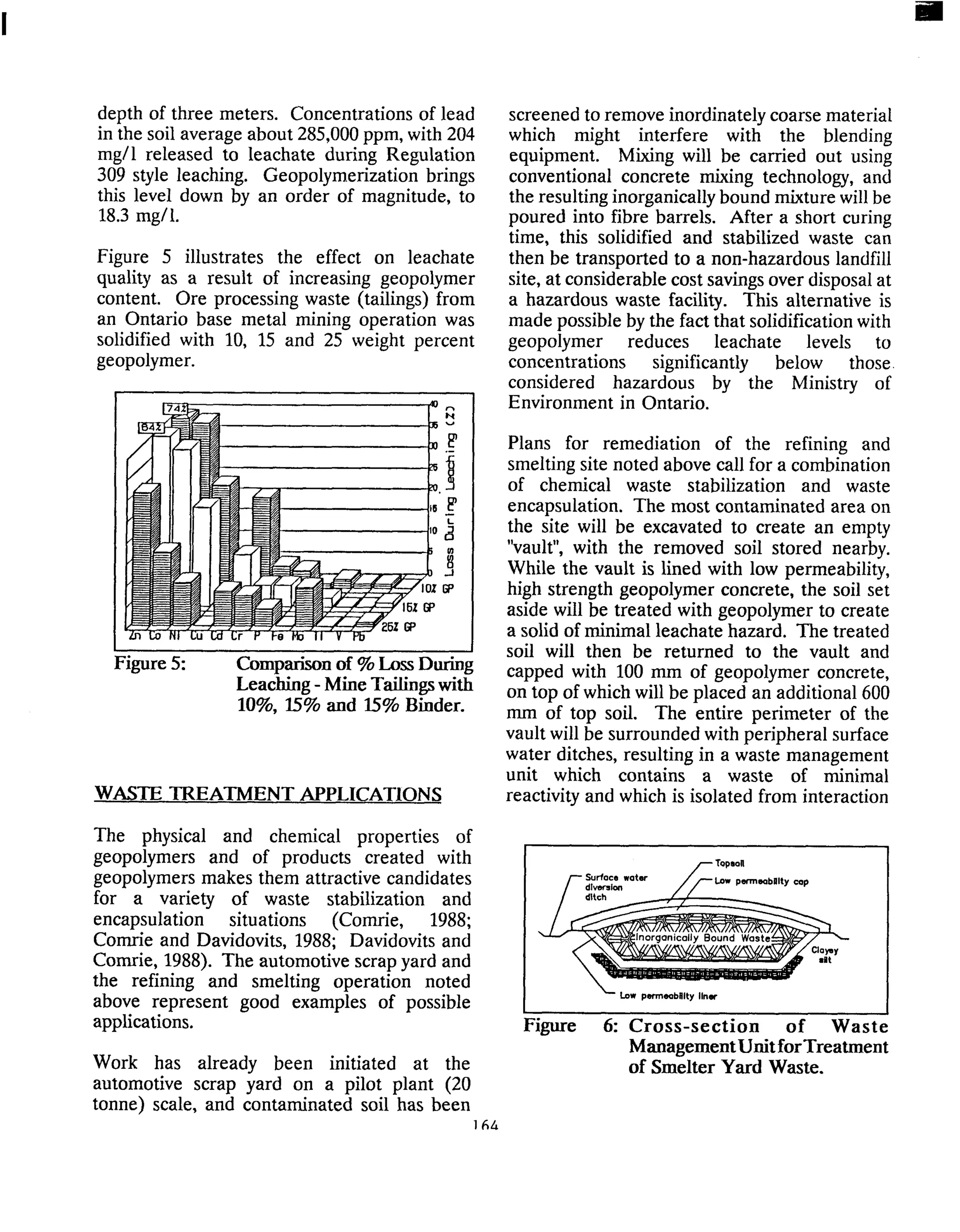 Applications of geopolymer technology to waste stabilization | PDF