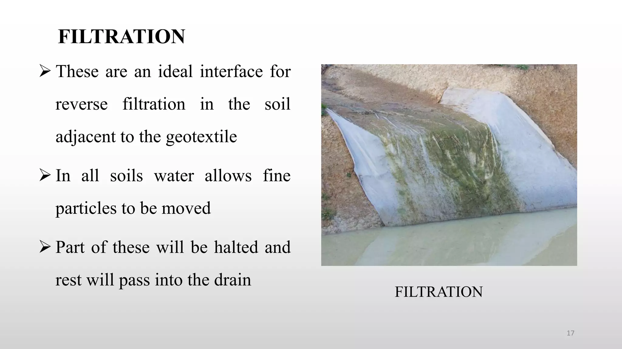 Applications of geotextiles | PPTX