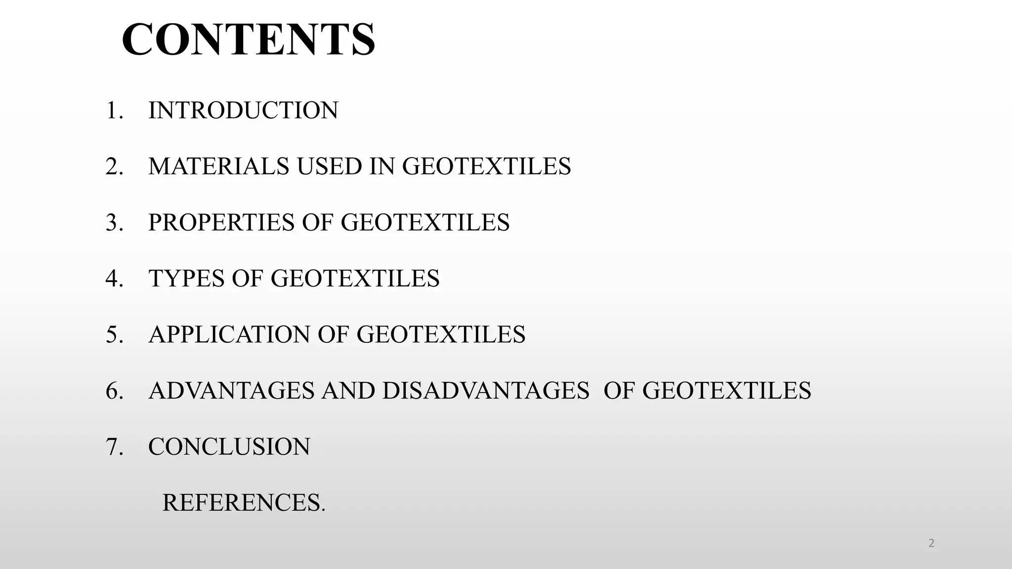 Applications of geotextiles | PPTX