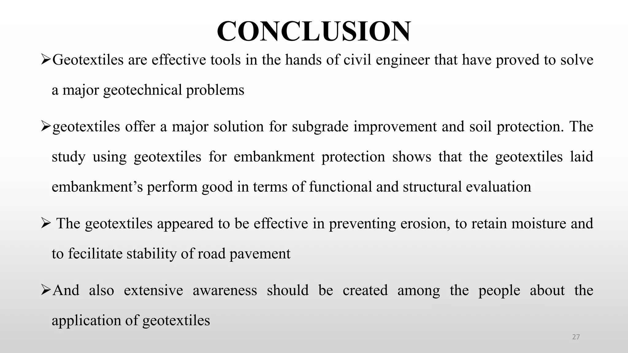 Applications Of Geotextiles Pptx Needlework Arts And Crafts