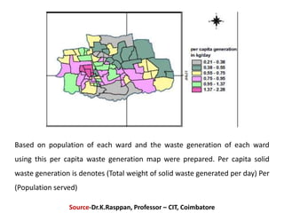 Applications of GIS in Municipal Solid Waste Management | PPTX