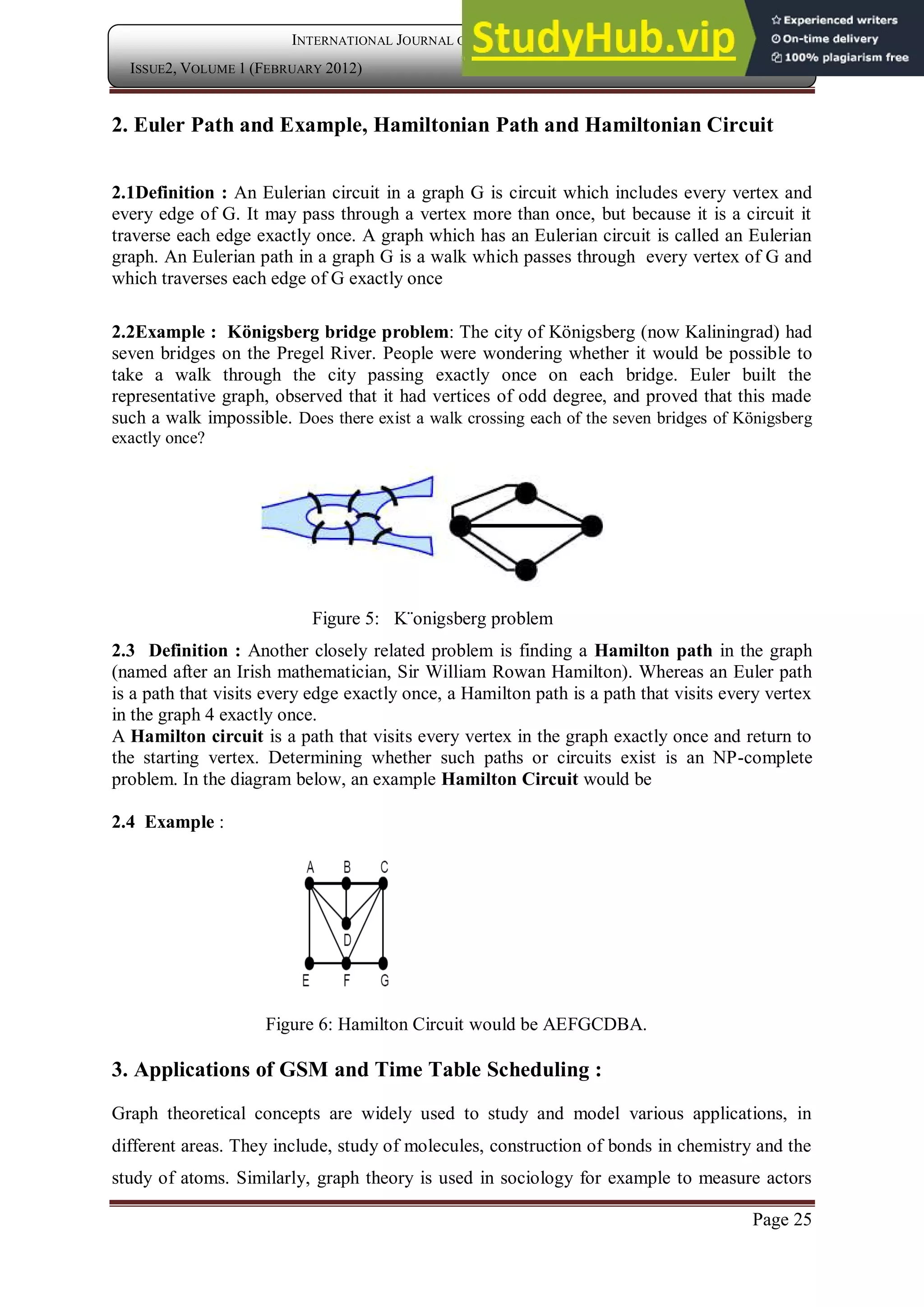 APPLICATIONS OF GRAPH THEORY IN HUMAN LIFE | PDF