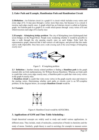 APPLICATIONS OF GRAPH THEORY IN HUMAN LIFE | PDF
