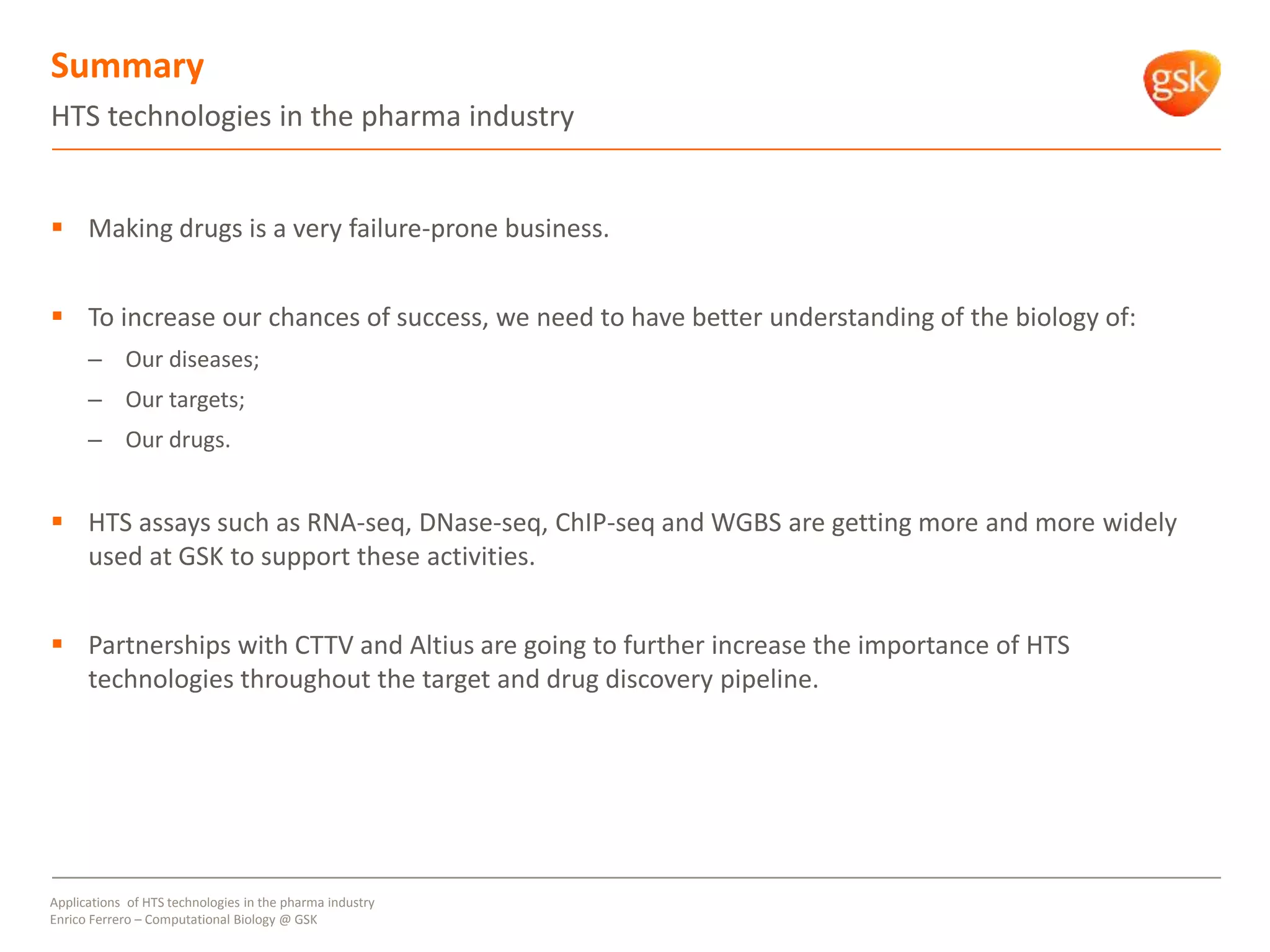 Applications of high-throughput sequencing (HTS) technologies in the ...