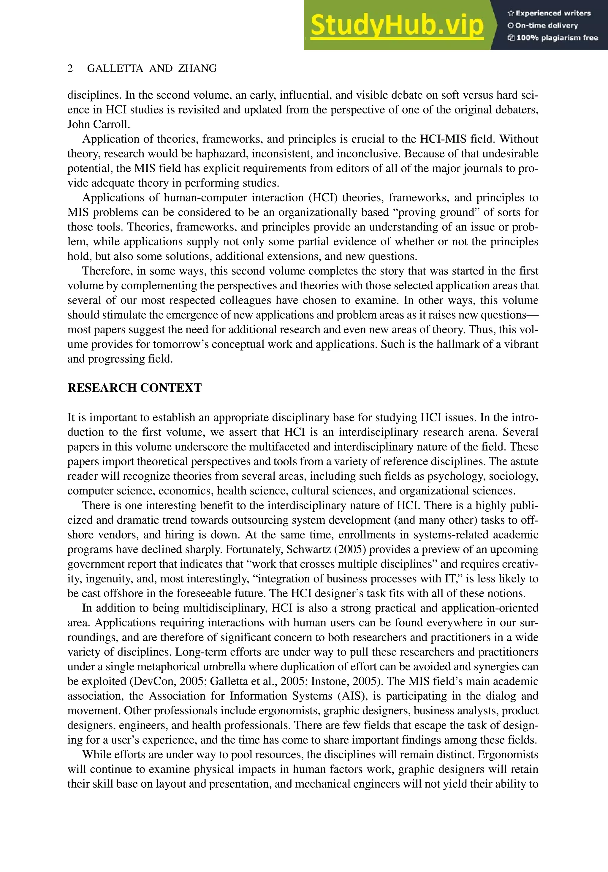 APPLICATIONS OF HUMAN-COMPUTER INTERACTION IN MANAGEMENT INFORMATION SYSTEMS | PDF