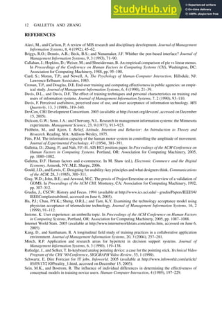 APPLICATIONS OF HUMAN-COMPUTER INTERACTION IN MANAGEMENT INFORMATION SYSTEMS | PDF