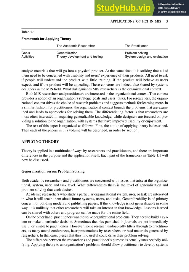 Applications Of Human Computer Interaction In Management Information