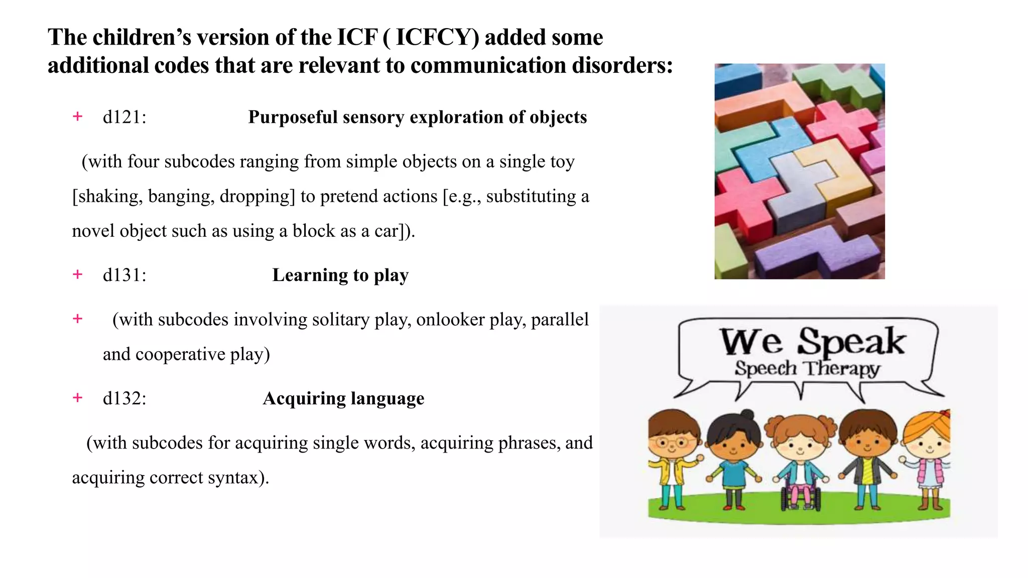 Applications of ICF in Language Disorders.pptx