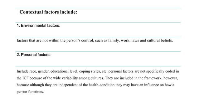Applications of ICF in Language Disorders.pptx | Brain and Nervous ...