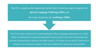Applications of ICF in Language Disorders.pptx