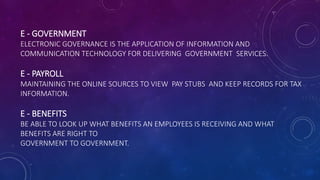 Applications of ict in all aspects | PPTX