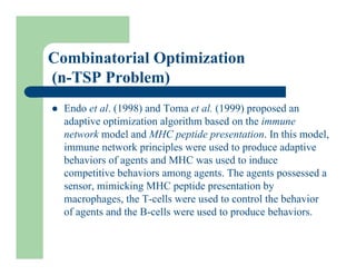 Applications of immune system computing | PPT