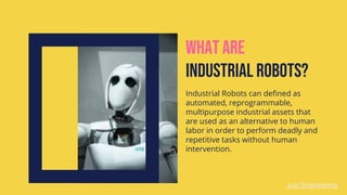 Applications of industrial robots | PPTX
