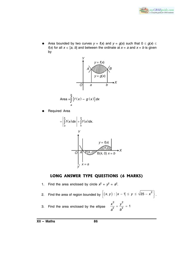 Applications of integrals | PDF