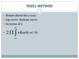 Applications of integration | PPT