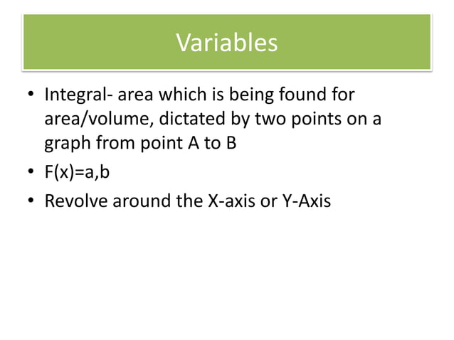 Applications of integration | PPT