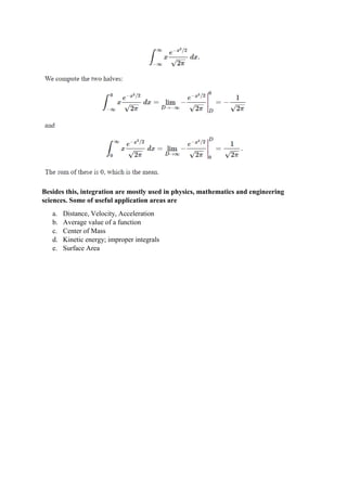Applications of integration | PDF