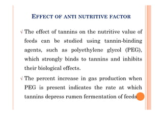 Applications of in vitro gas production technique. Avijit Dey. 4th June ...