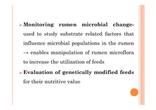 Applications of in vitro gas production technique. Avijit Dey. 4th June ...