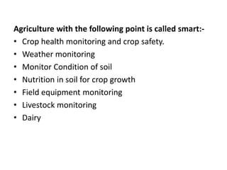 Applications of iot | PPTX