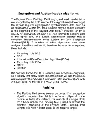 college assignment on Applications of ipsec | DOCX