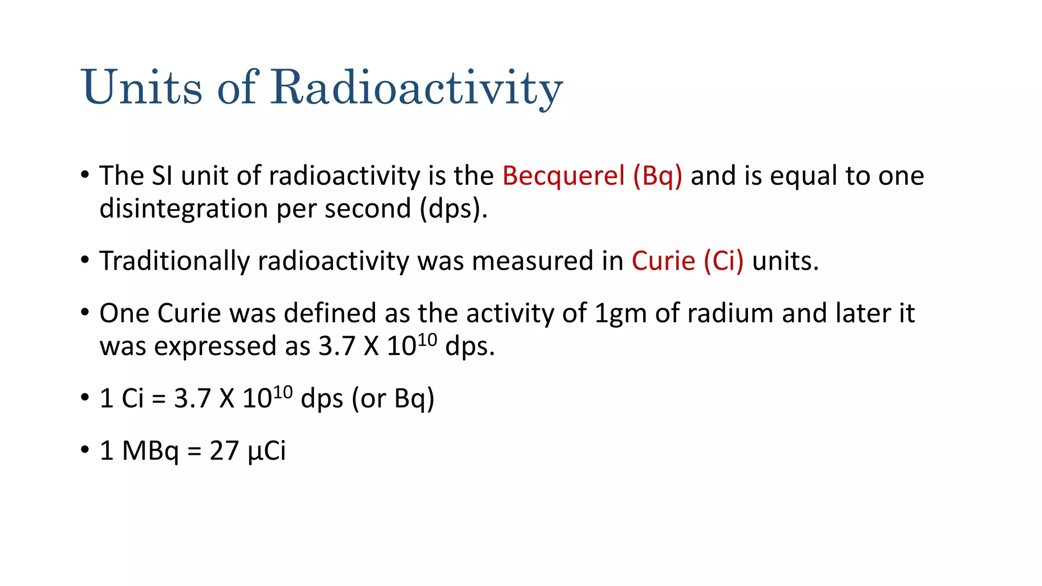 Applications of Isotopes in Medicine | PPTX