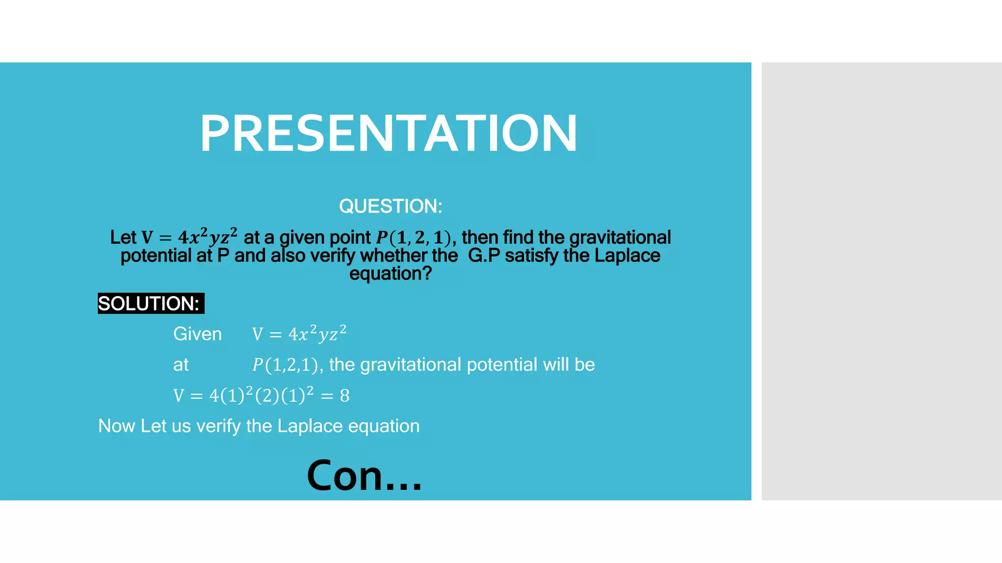 Applications of Laplace Equation in Gravitational Field.pptx