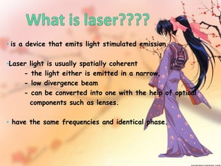 Applications of laser | PPTX